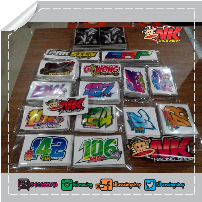 JERSEY RACING: NOMER START