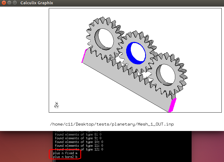 CalculiX - Free Finite Element Software: CalculiX CGX as Preprocessor