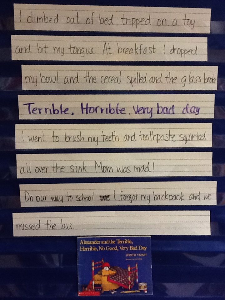 Chalk and Slate: Teaching Adjectives and a Six Trait lesson all in one