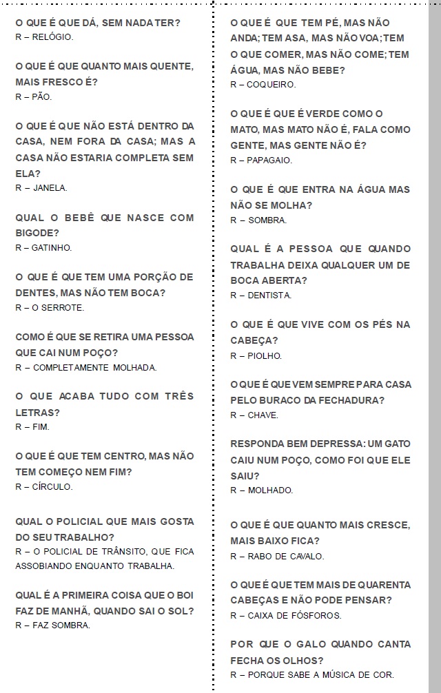 Pedagogia Especial: Adivinhas