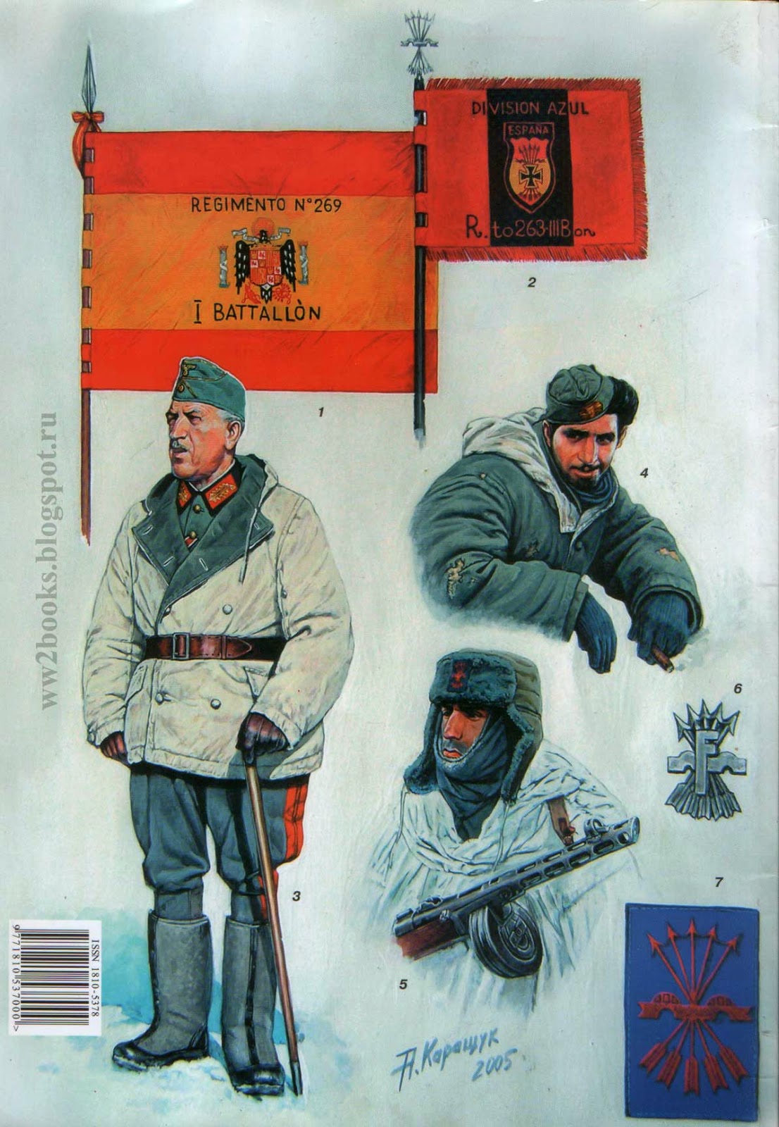 Der zweite Weltkrieg • Ver Tema - Láminas Osprey - España (División Azul)