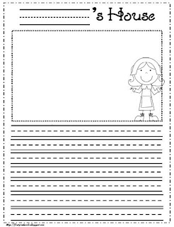 First Grade O.W.L.s: Colonial Houses Project Freebie