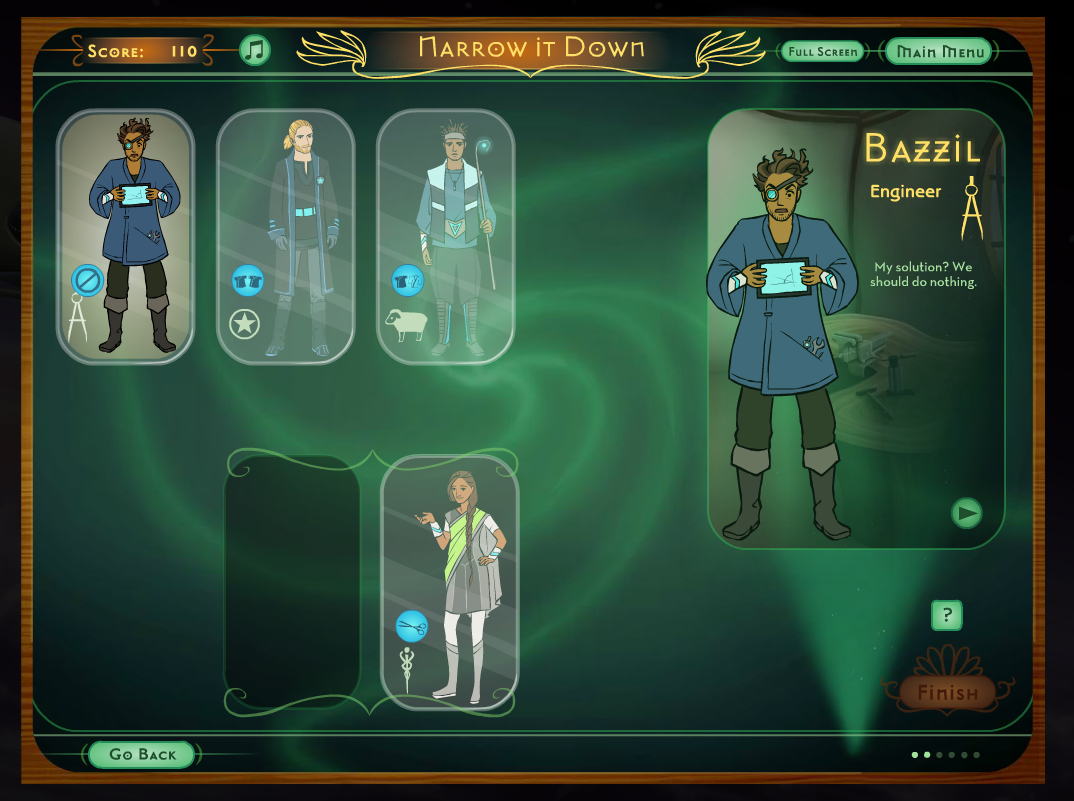 Experience Points: Ethical Decision Making in Quandary