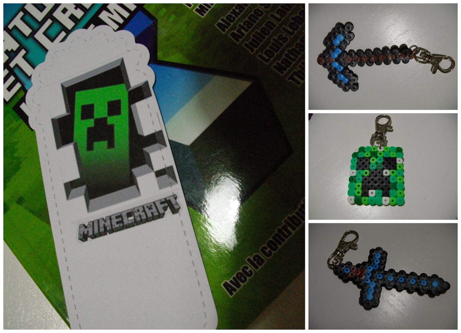 Do It (Scrap') Yourself! By Caty: A fond dans Minecraft! porte-clés ...