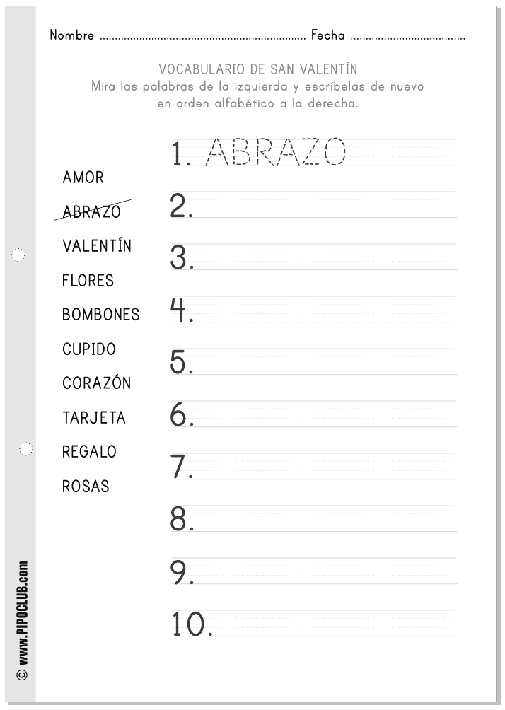 JUEGOS EDUCATIVOS PIPO: SAN VALENTÍN