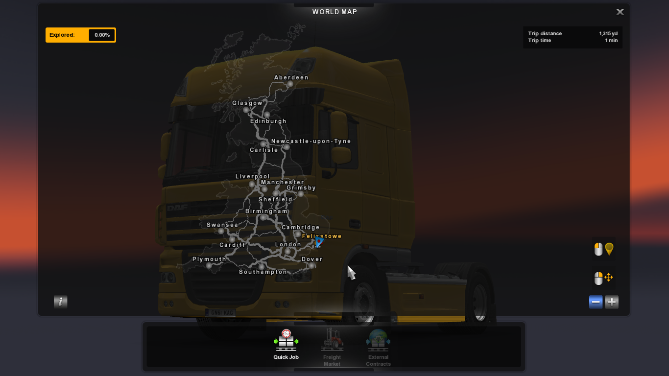 UK Map Standalone - ETS2 Mod Indonesia