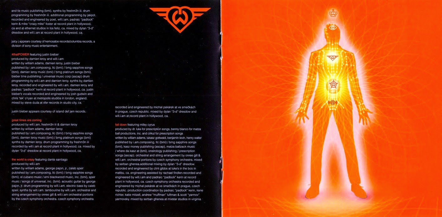 Encarte: Will.i.am - #willpower - Encartes Pop