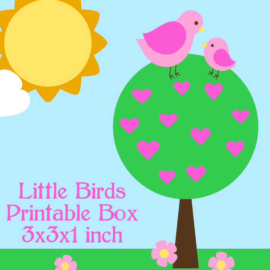 Don't Eat the Paste: Little Birds Printable Box