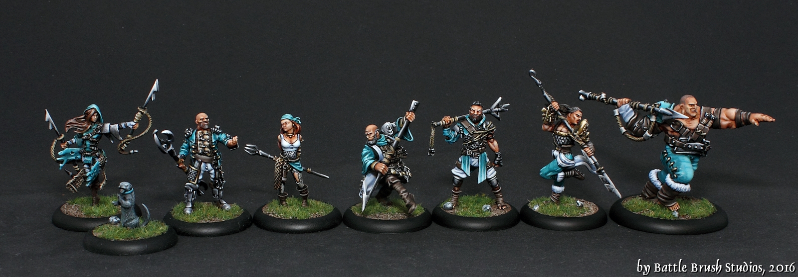 Battle Brush Studios: Showcase: Guild Ball Fishermen's Guild Team