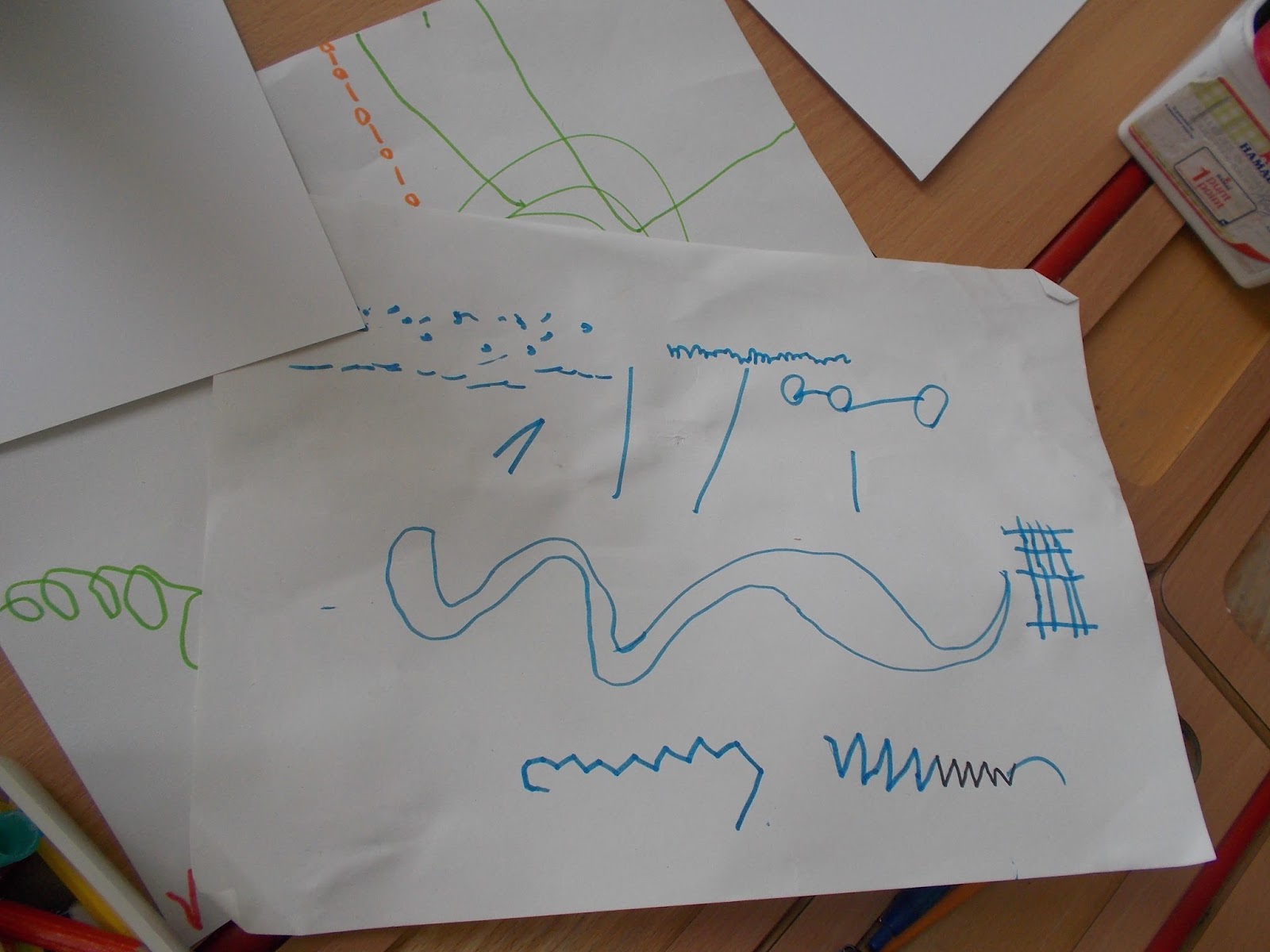 Lagere school: Lijnen en patronen tekenen in L2b