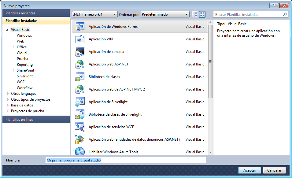 Mi primer programa visual studio 2010: Mi primer programa en visual ...