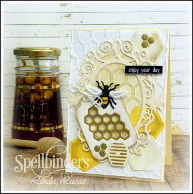 Lovely Linda's Craft Central!!: Spellbinders Honey Bee Tutorial