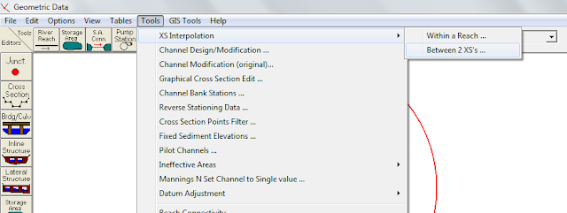 HEC-RAS Tutorial: Geometric Data File