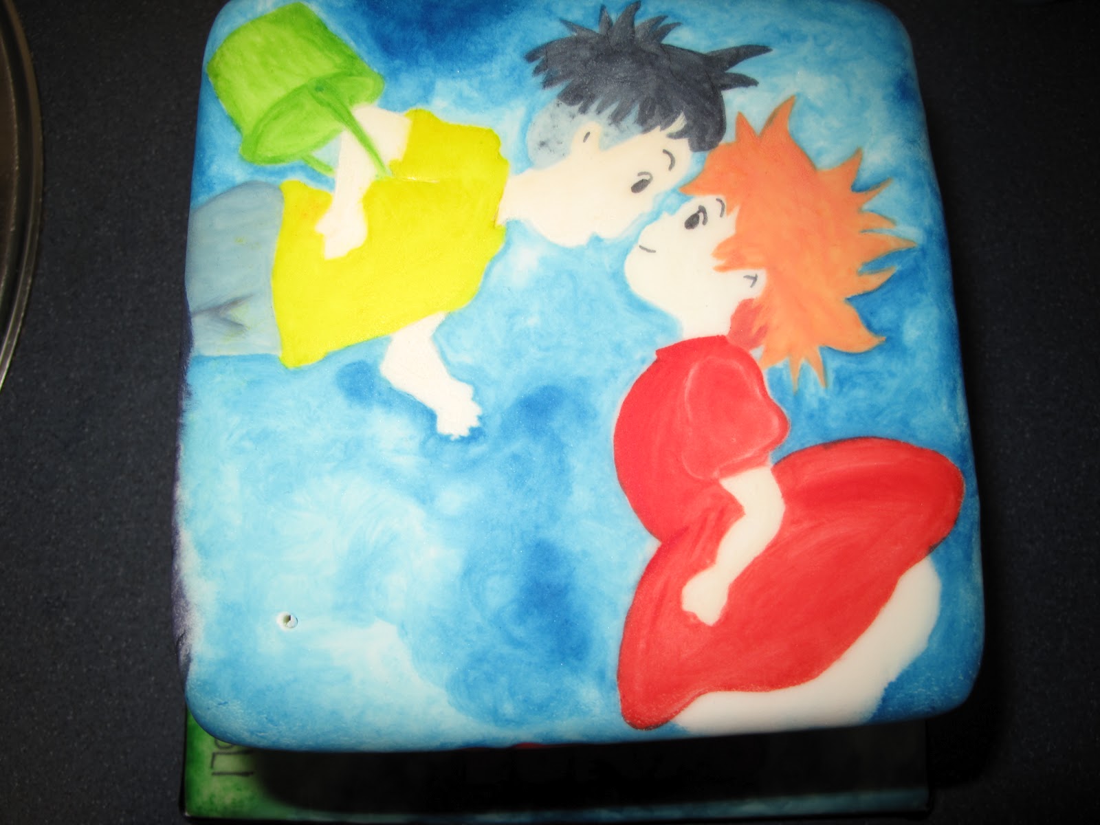Sue's Cakes: Studio Ghibli Birthday Cake - Tortoro, Ponyo, Howls Moving ...