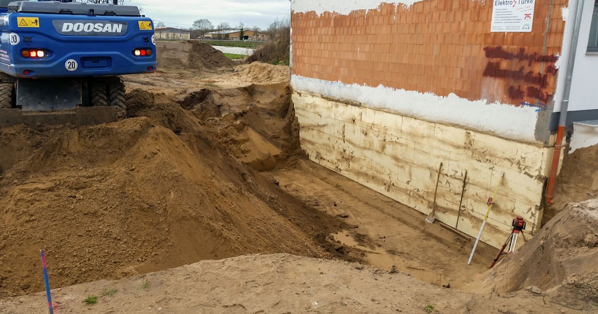 Hausbau-Blog Griesheim: Baugrube