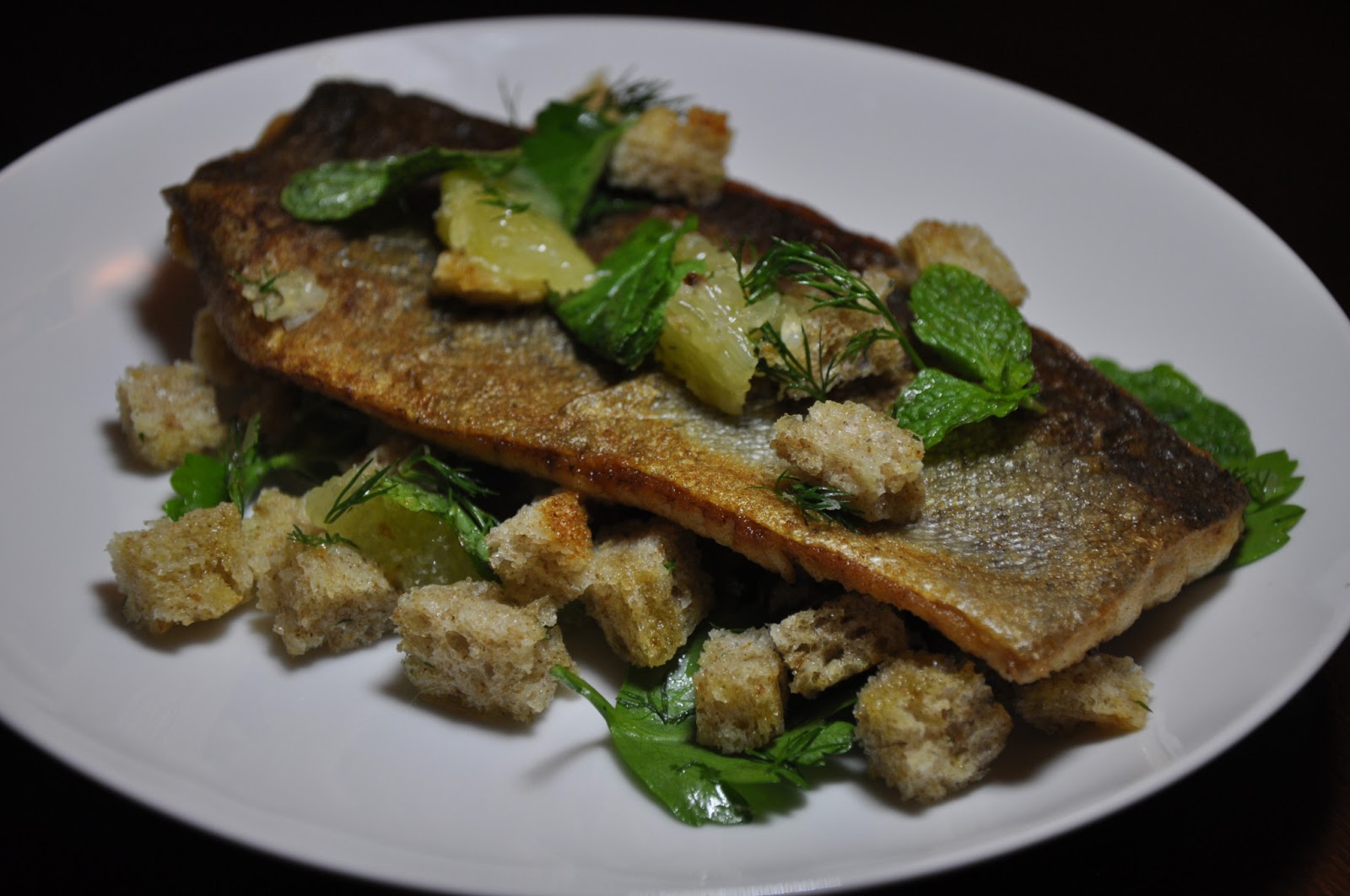 Slice of Rice: Pan-fried Trout with Lemon and Herb Stuffing