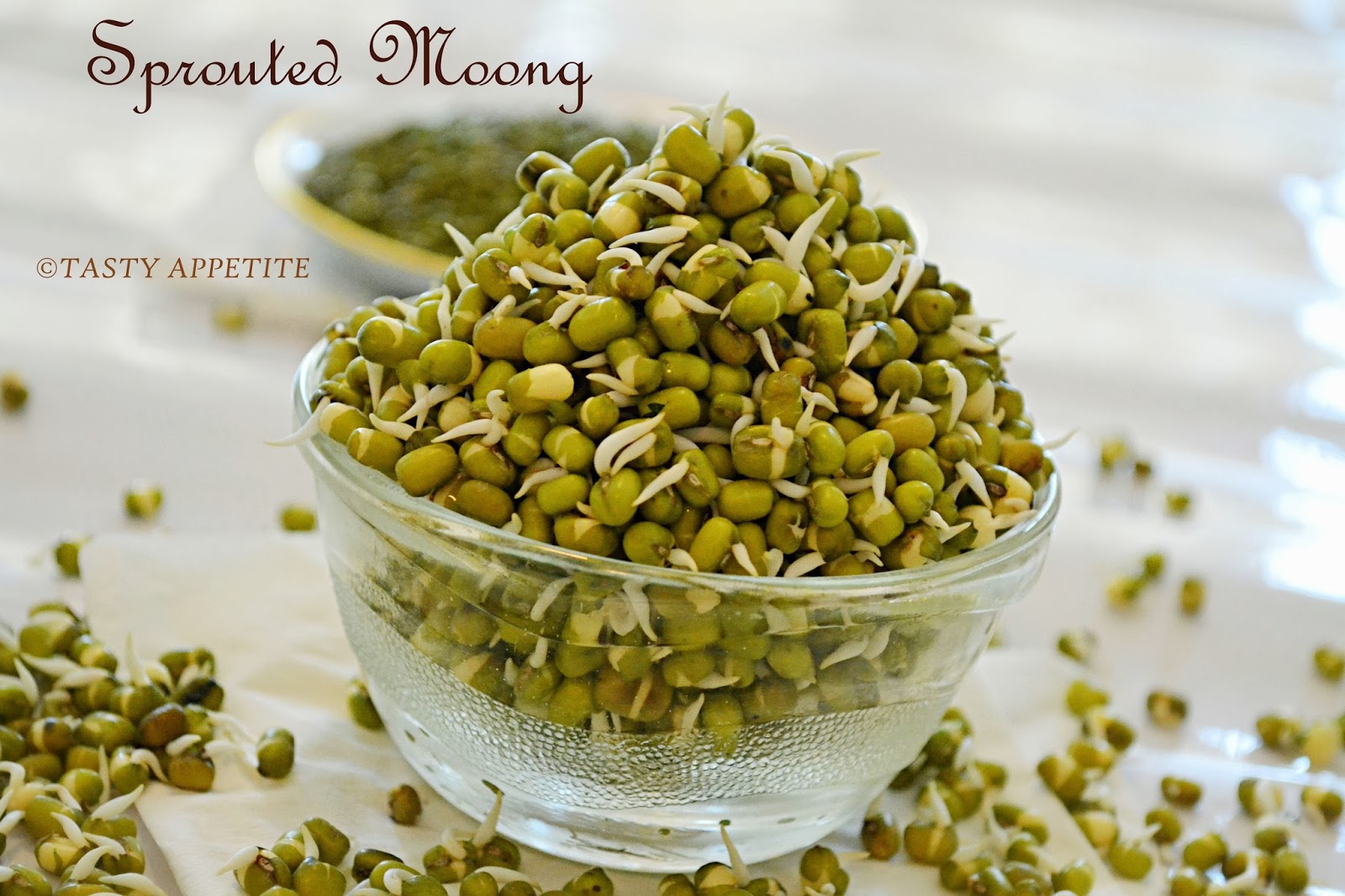 How To Sprout Moong Dal Homemade Sprouts Recipe Moong Dal Salad