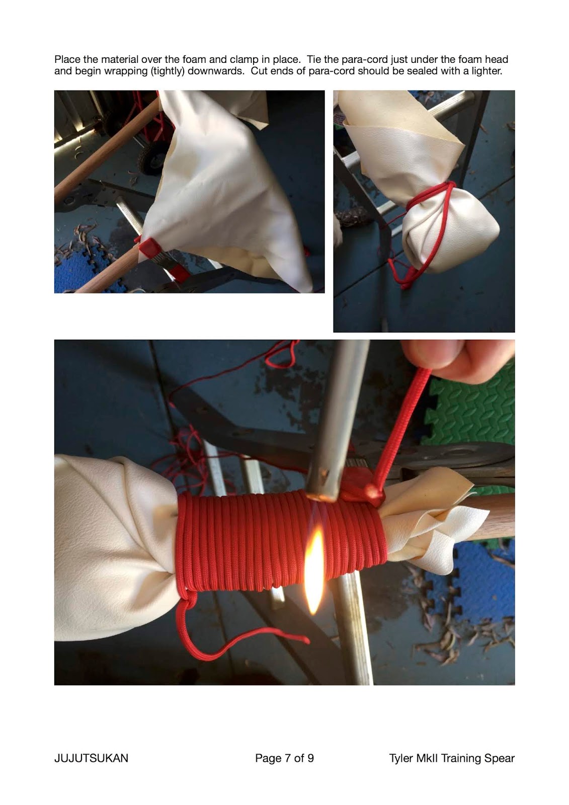 Spear (Yari) - Making a Training Spear (Suyari)