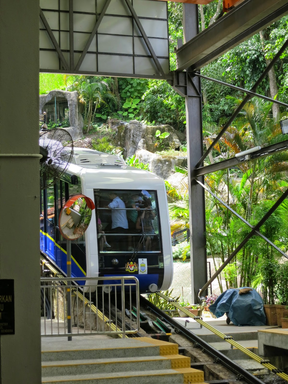 Penang Day 2: Enjoying the tram ride up the Penang Hill