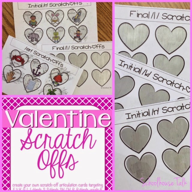 Schoolhouse Talk!: Valentine's Scratch-Off Cards