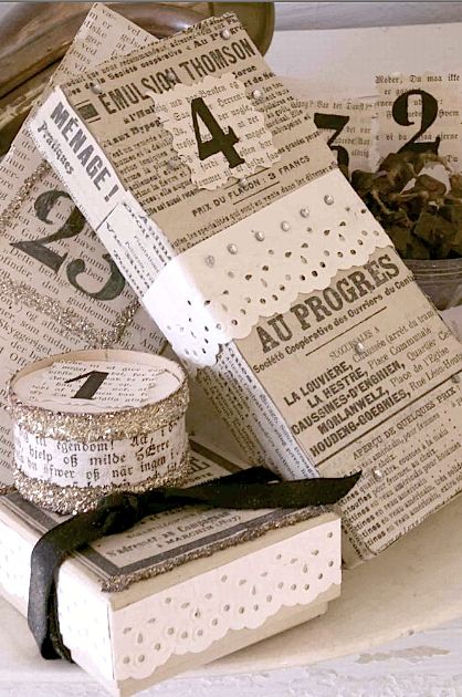 #GetCreative: Use Newspaper for Gift wrapping | Bling Sparkle