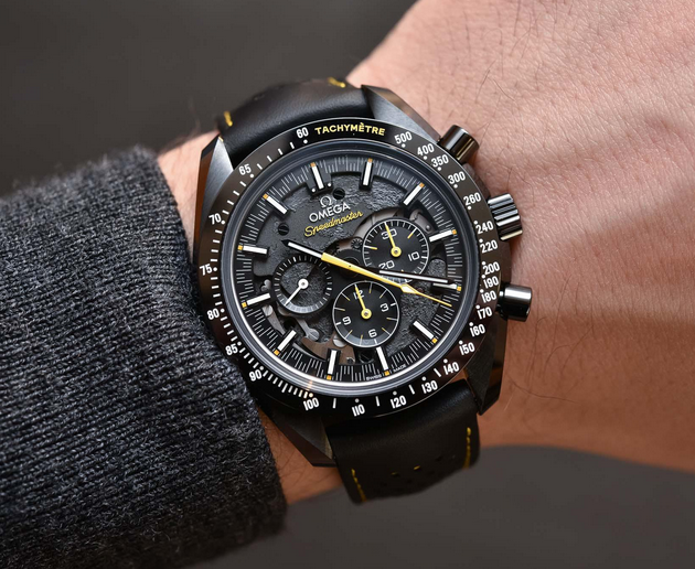 my new watches : Top AAA Replica Omega Speedmaster Moonwatch Dark Side ...