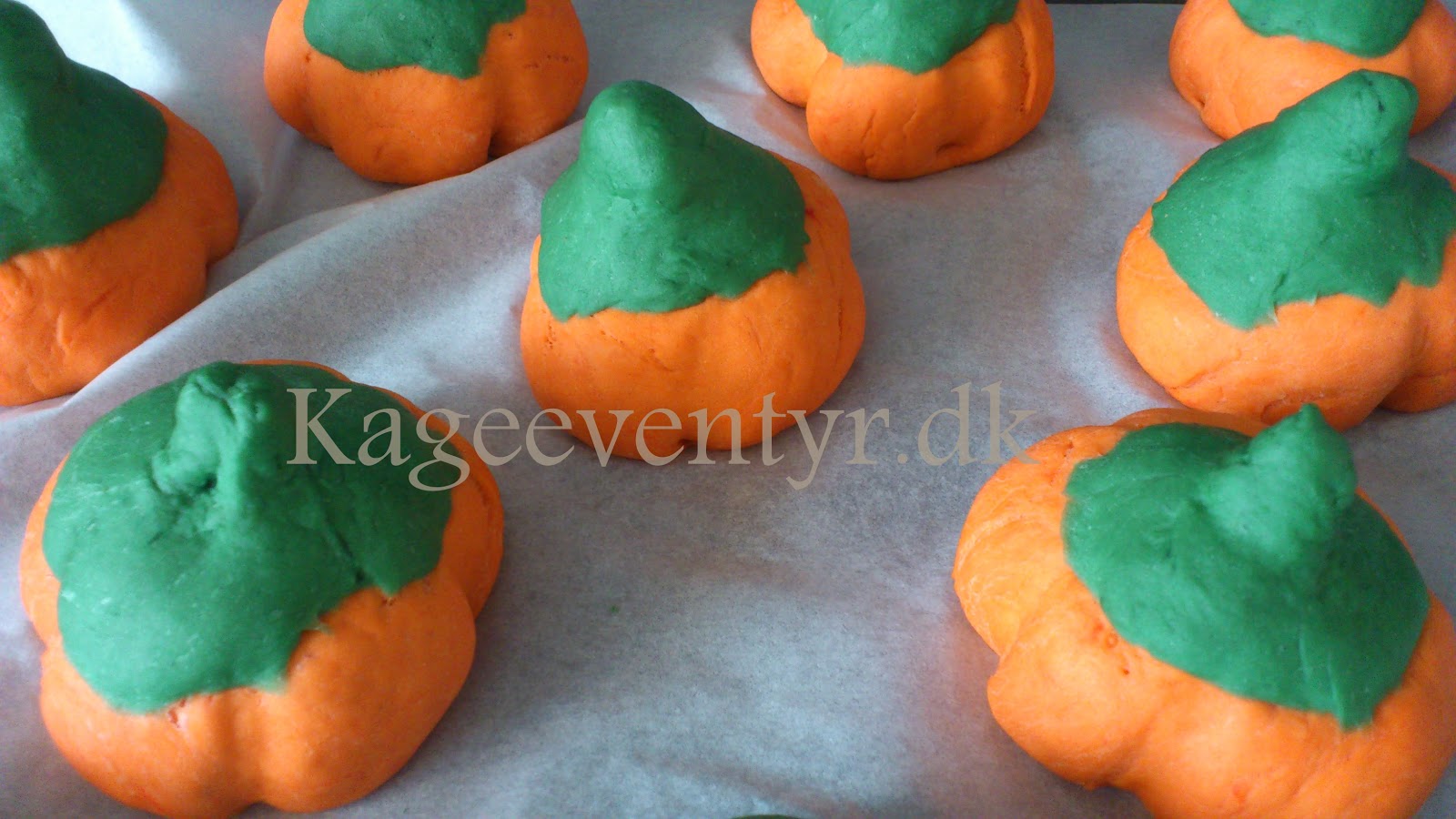 Græskar boller til Halloween