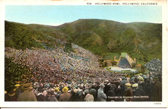Postcards Etcetera: The Hollywood Bowl
