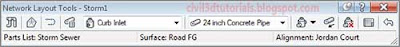 Creating a Pipe Network by Layout - AutoCAD Civil 3D Tutorials