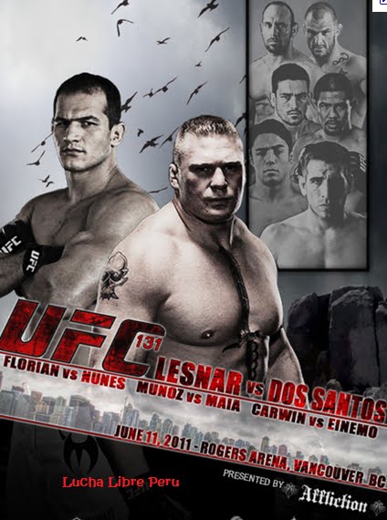 Lucha libre peru: Poster Oficial de UFC 131