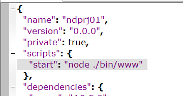 Computer Science and on: node.js: Error: Cannot find module .. bin/www