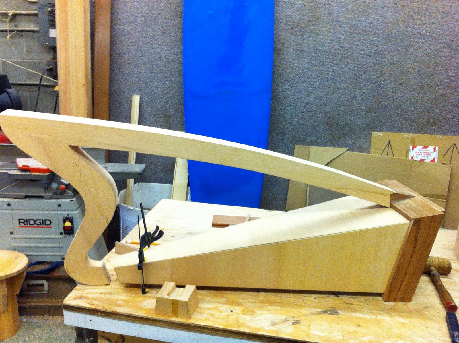 Wild Wood Projects: harp making