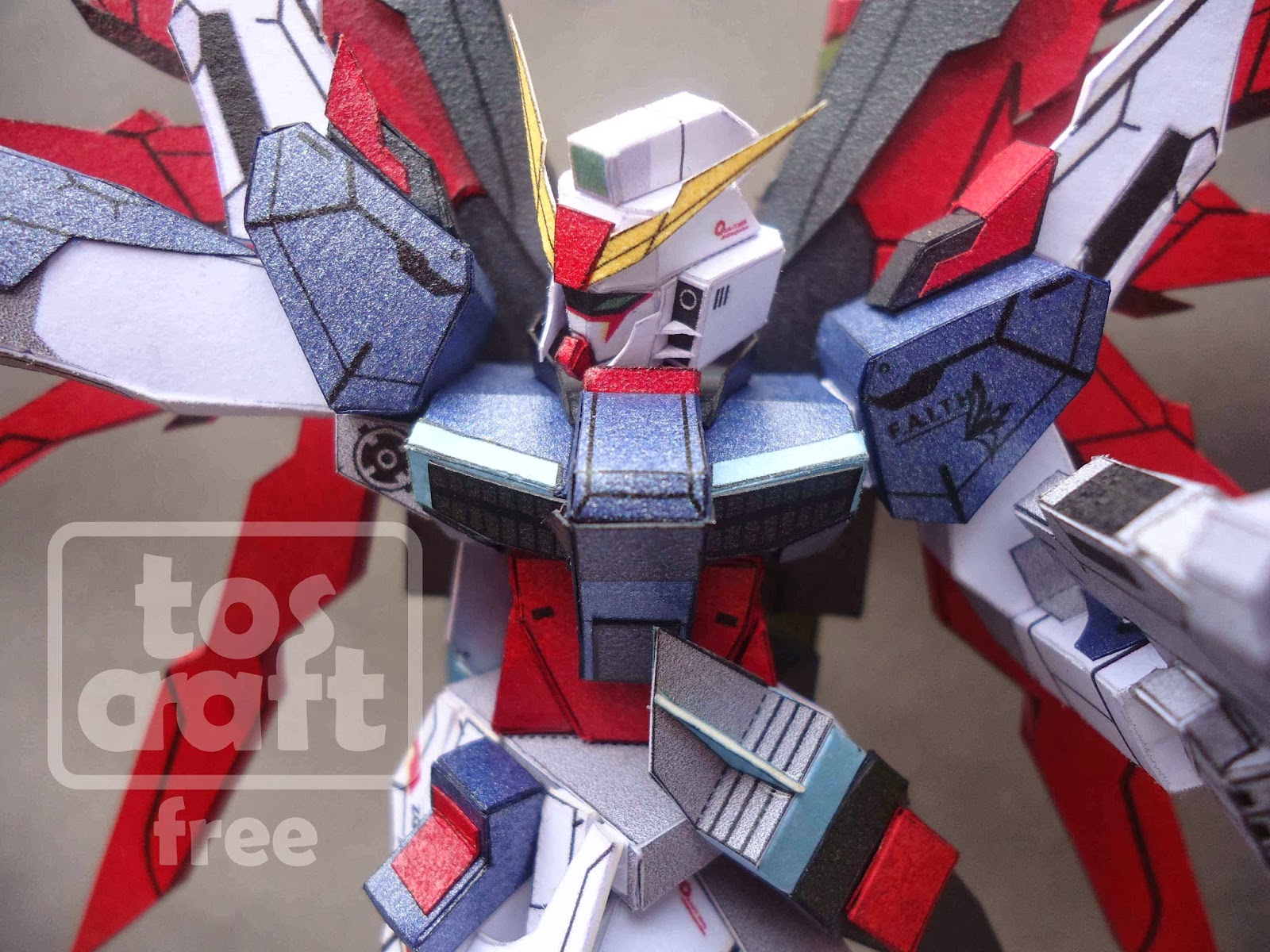 Tos-craft: DESTINY Gundam 1:144 papercraft