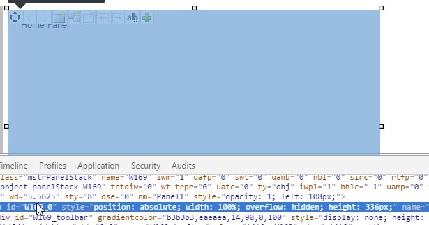 Hide & Show Panel Stack Using JQuery in MSTR