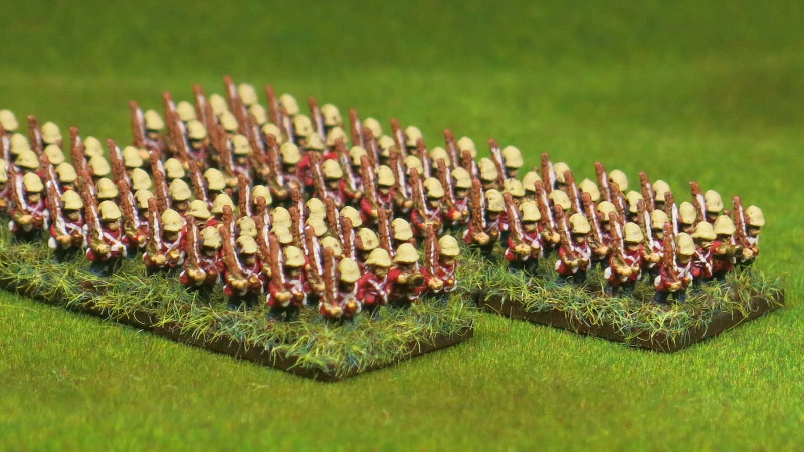 BigLee's 'Miniature Adventures': British Colonial Infantry Marching