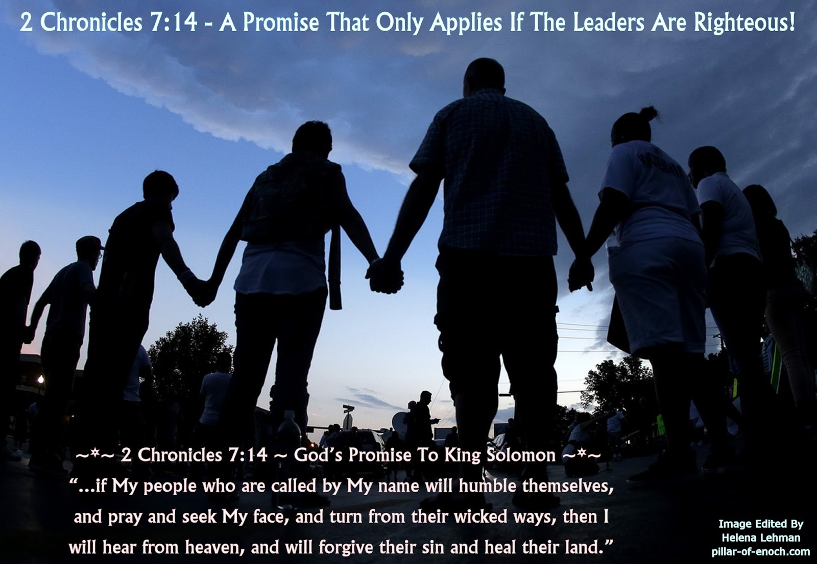 Pillar of Enoch Ministry Blog: The 2 Chronicles 7:14 Promise In ...