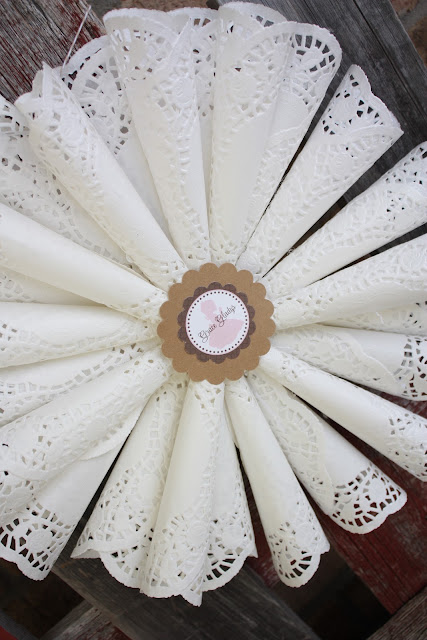 Buckets of Grace: Paper Doily Wreath