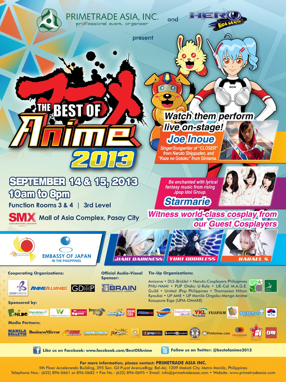 Wazzup Pilipinas News and Events: The Best of Anime 2013 at the SMX ...