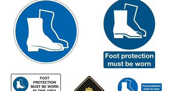 Foot Protection Signs - SafetySignsPH.com Philippines