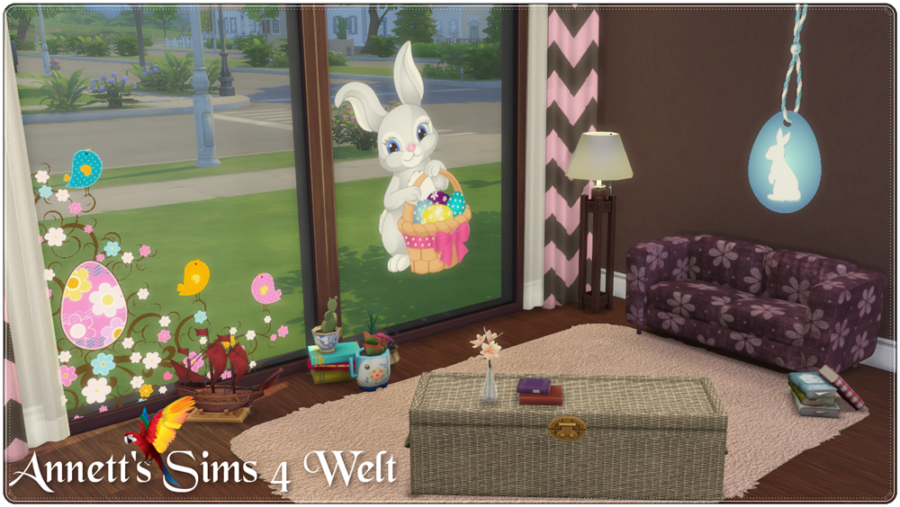 Annett's Sims 4 Welt: Easter Wall Deco - Part 1