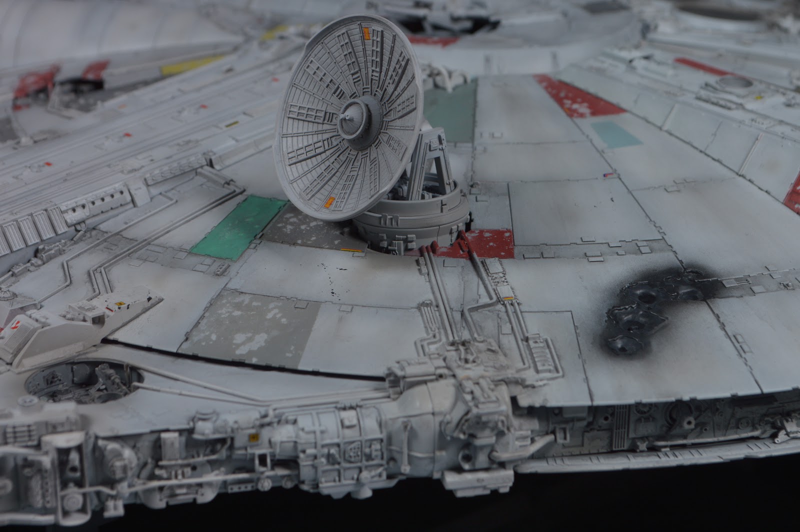 Painted and Complete Perfect Grade Millennium Falcon