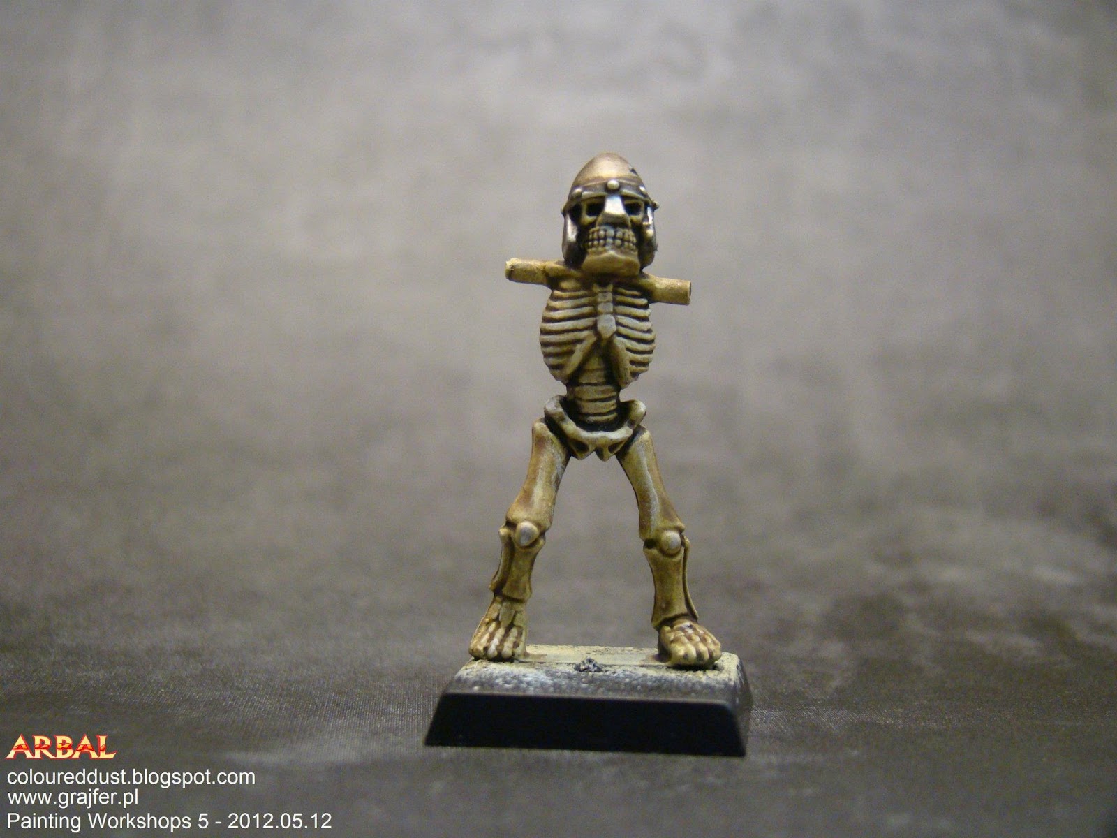 How to fast paint skeleton? | Coloured Dust