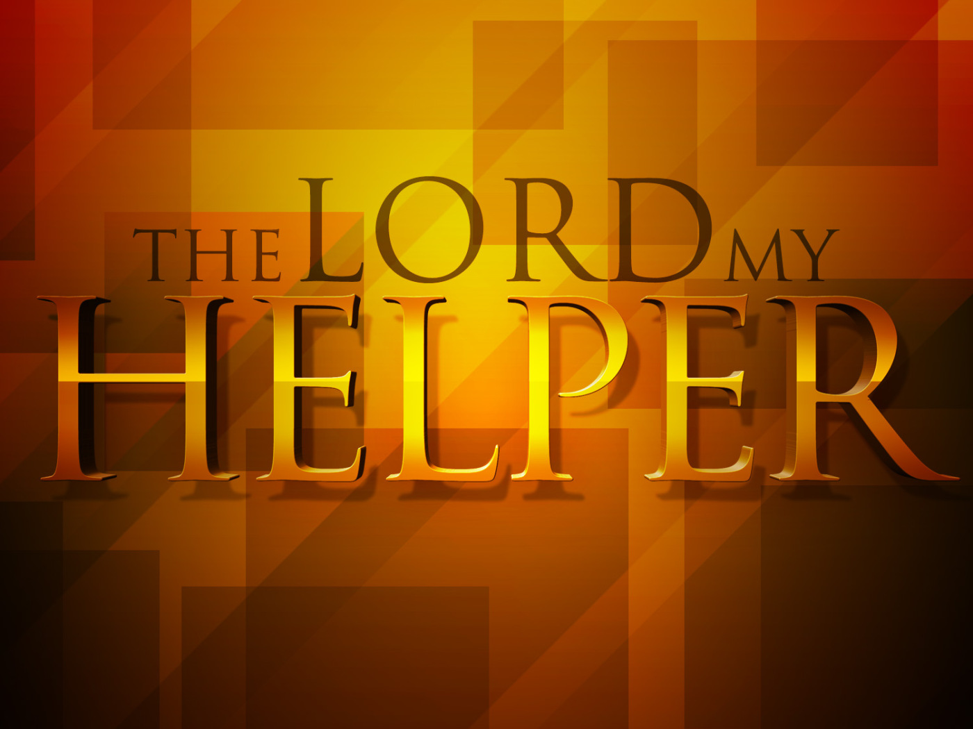 The God-Side of LIfe Ministries: The Lord is Your Helper