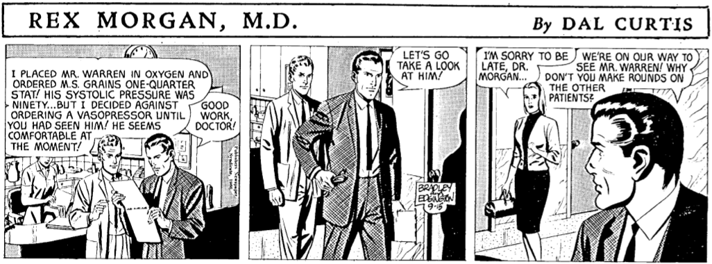 In Search of Rex Morgan, MD: 1966 Comic Strips: A Summary