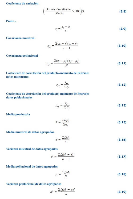 ESTADÍSTICA APLICADA: FORMULAS DE ESTADISTICA