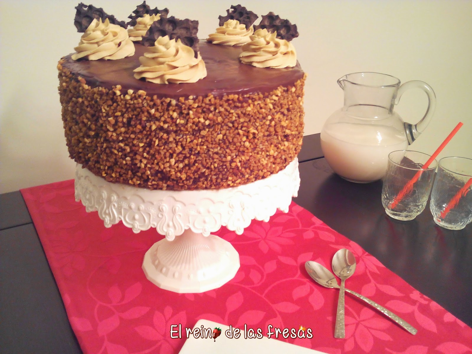 El Reino de las Fresas: Tarta Tango (Chocolate y dulce de leche)