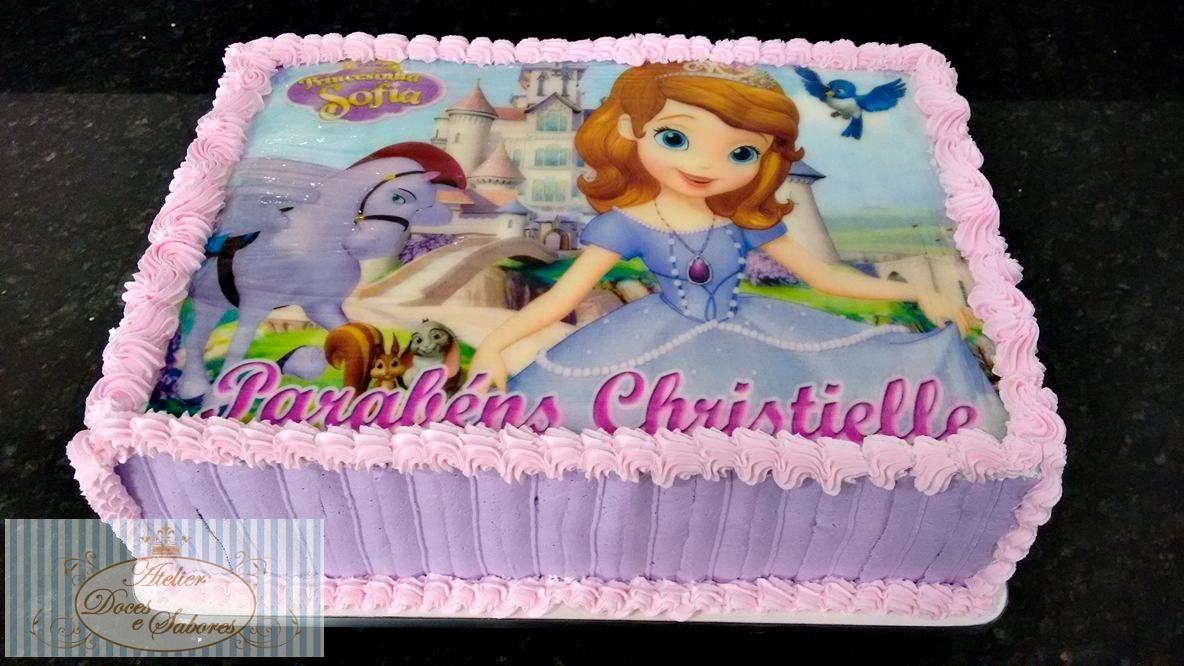 Bolo Princesa Sofia