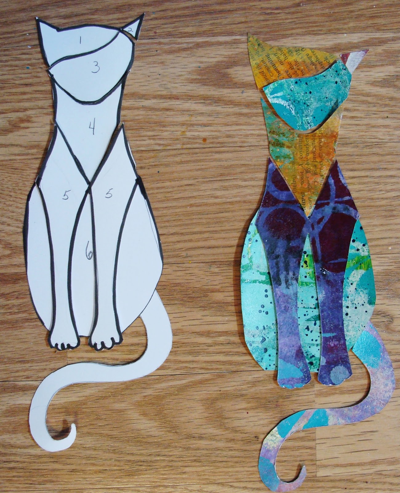 My Art Journal: A New Cat Tutorial For 2016--My Step-by-Step Process