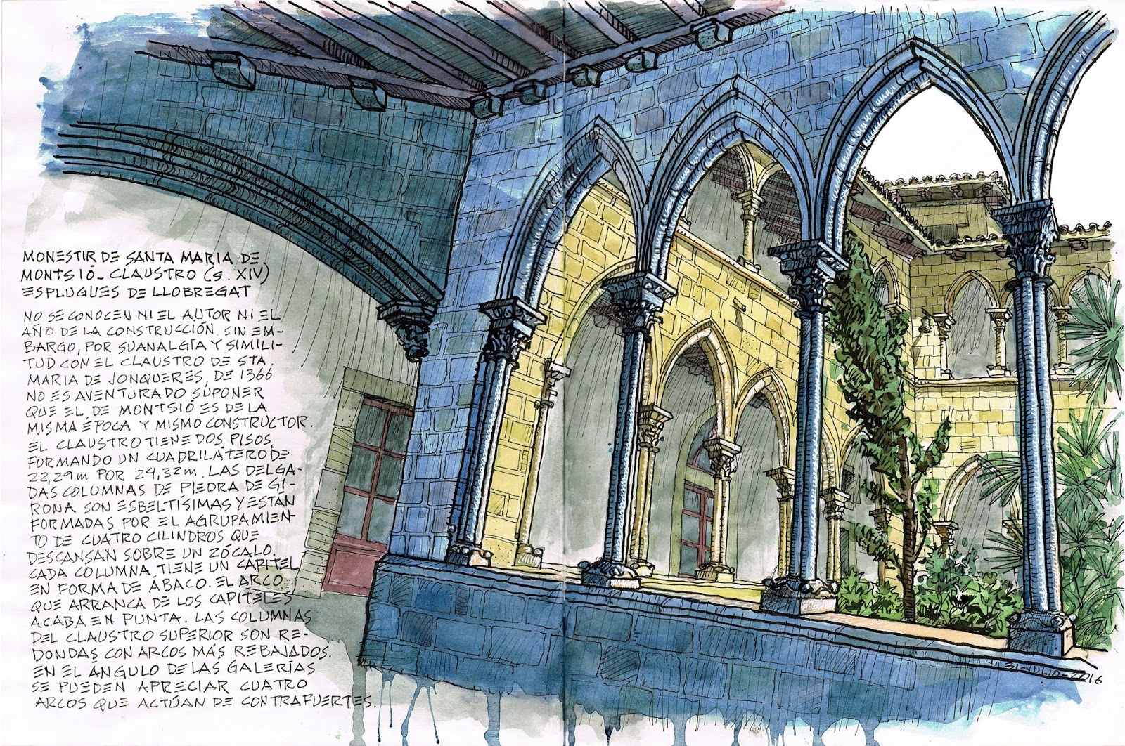 Urban Sketchers Spain. El mundo dibujo a dibujo.: Monasterio de Santa ...