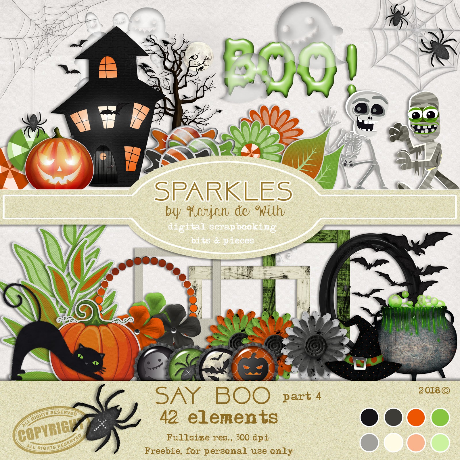 Sparkles by Marjan de With: Say Boooooo!